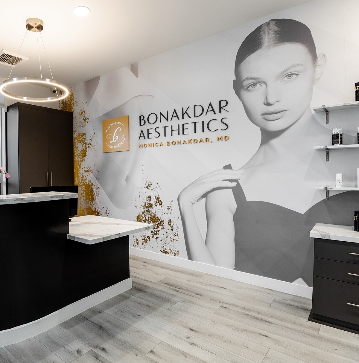 Pinpoint Creative - Engagement Assets for Monica Bonakdar, MD